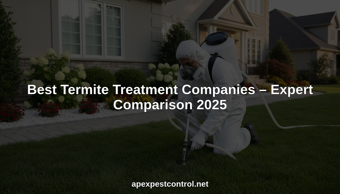 Best Termite Treatment Companies – Expert Comparison 2025